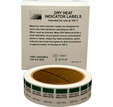 GKE | Dry Heat Indicator Labels (Roll of 1000)